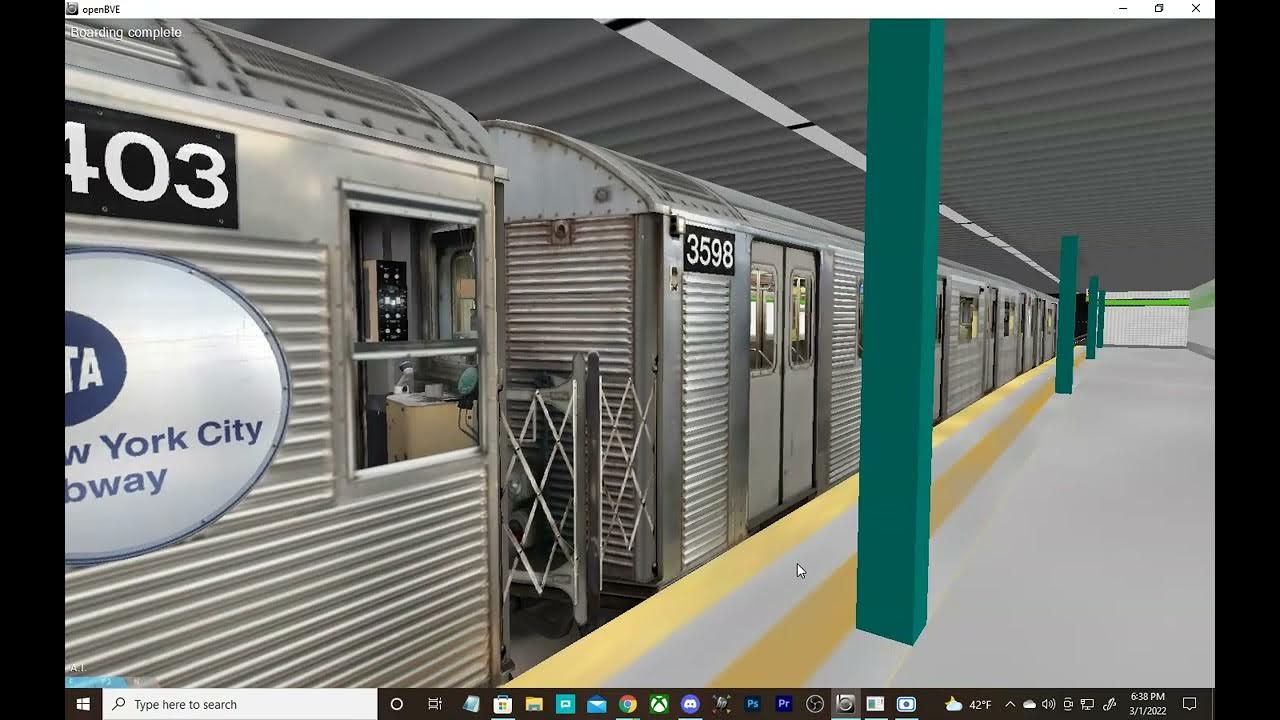 (OpenBVE: R32-R38 Showcase) R32 Phase II G at Metropolitan Avenue - YouTube
