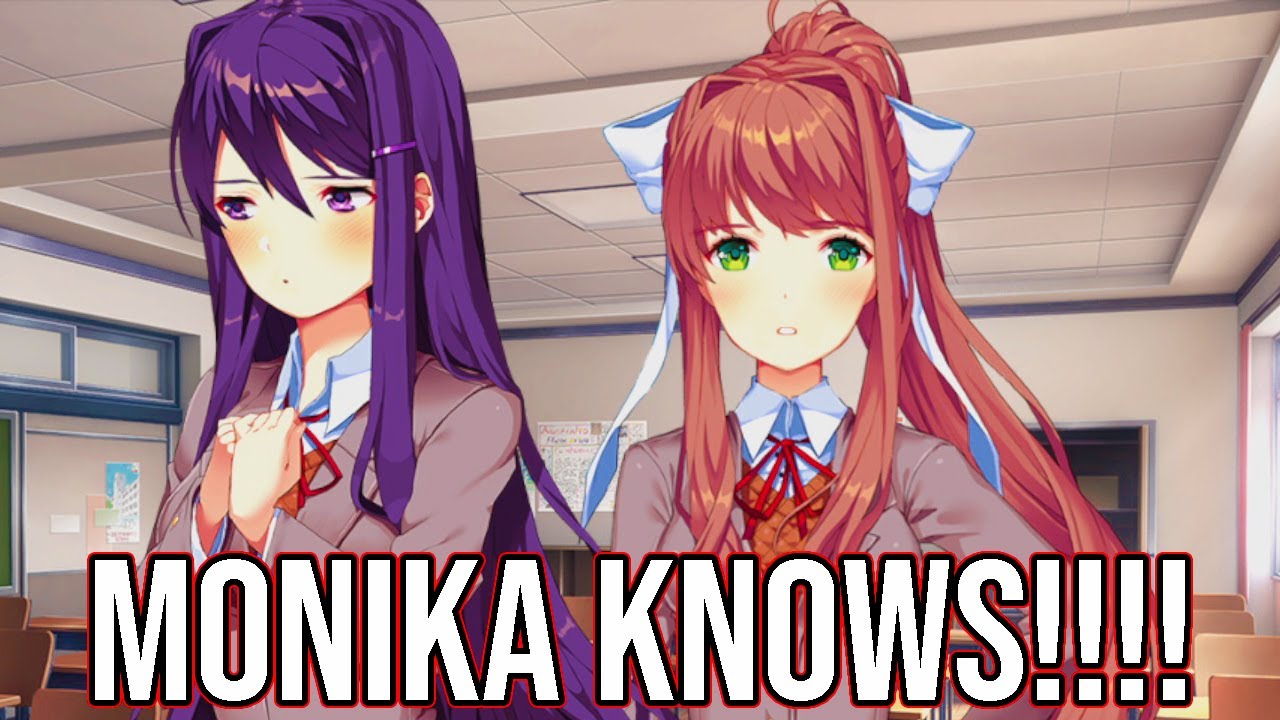 [FINALE] Monika KNOWS!!!! | DDLC MOD | Dark Rainclouds PART 3 - YouTube