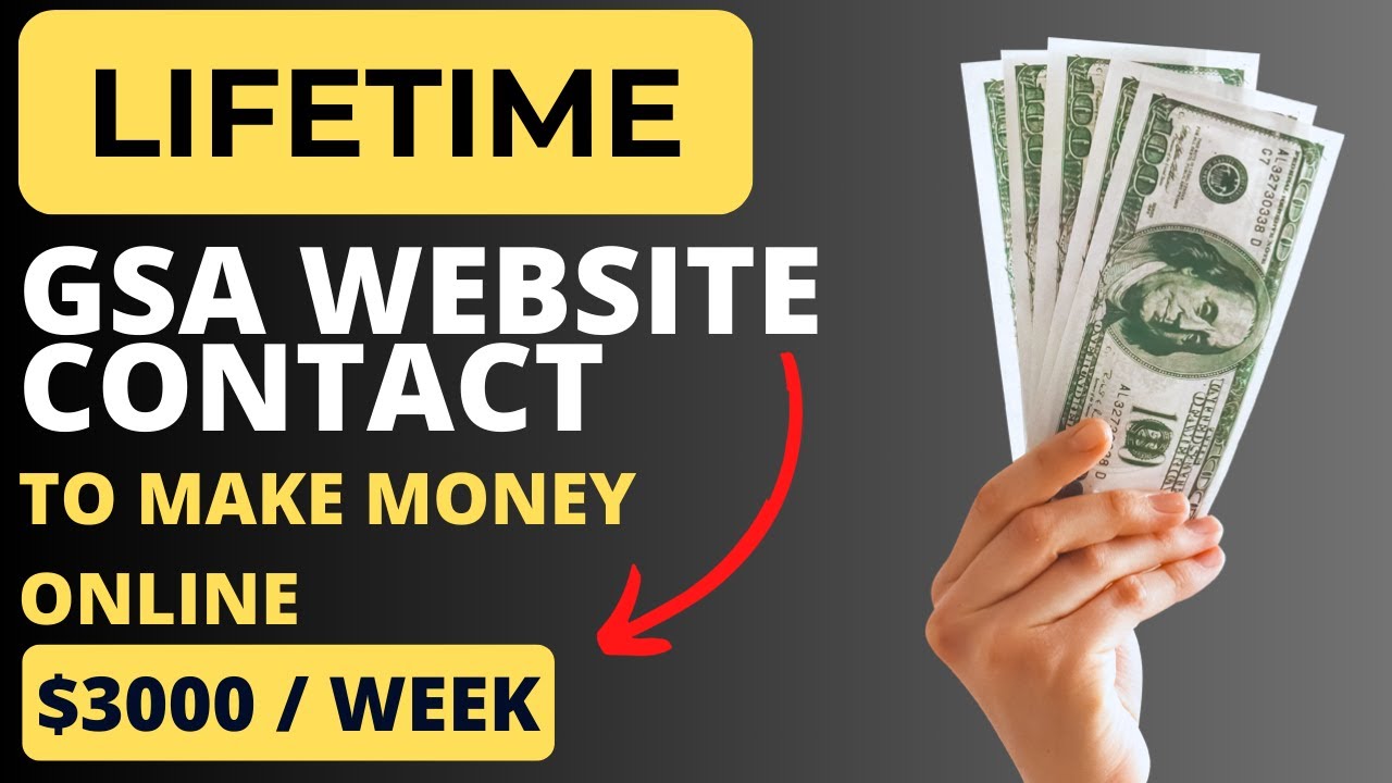 GSA Website Contact Setup Submission Content and Loading Running Lists1 ...