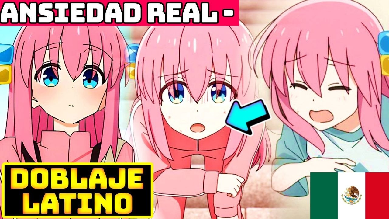 🔶¡¡La VOZ de "BOCHI-HITORI GOTOH" en DOBLAJE LATINO (🇲🇽) | BOCHI THE ROCK | 😱 - YouTube