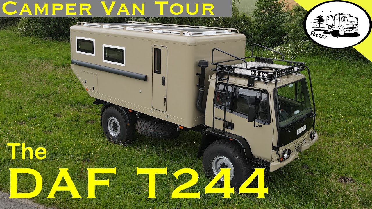 DAF t244 Overland Truck Camper Tour, The next level of adventure. - YouTube