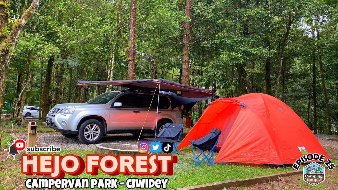 Camping Berdua Dengan Suhu 13°C Di Hejo Forest Campervan Park Ciwidey ...