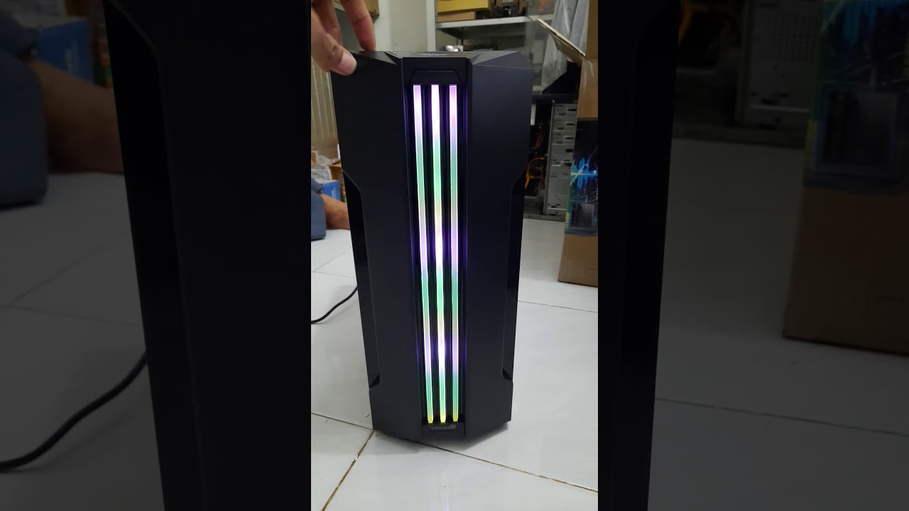RGB casing Armageddon TRON III - YouTube
