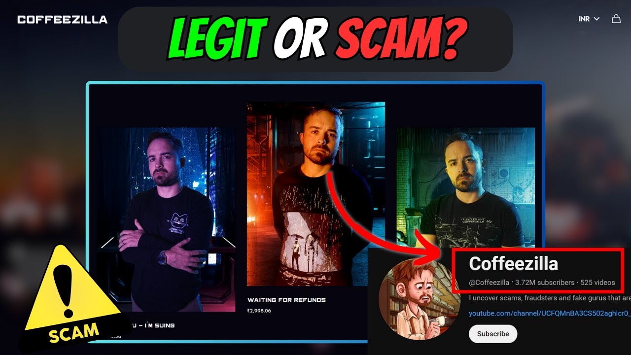 Coffeezilla Store Reviews: Is Coffeezilla Merch Website Real? - YouTube