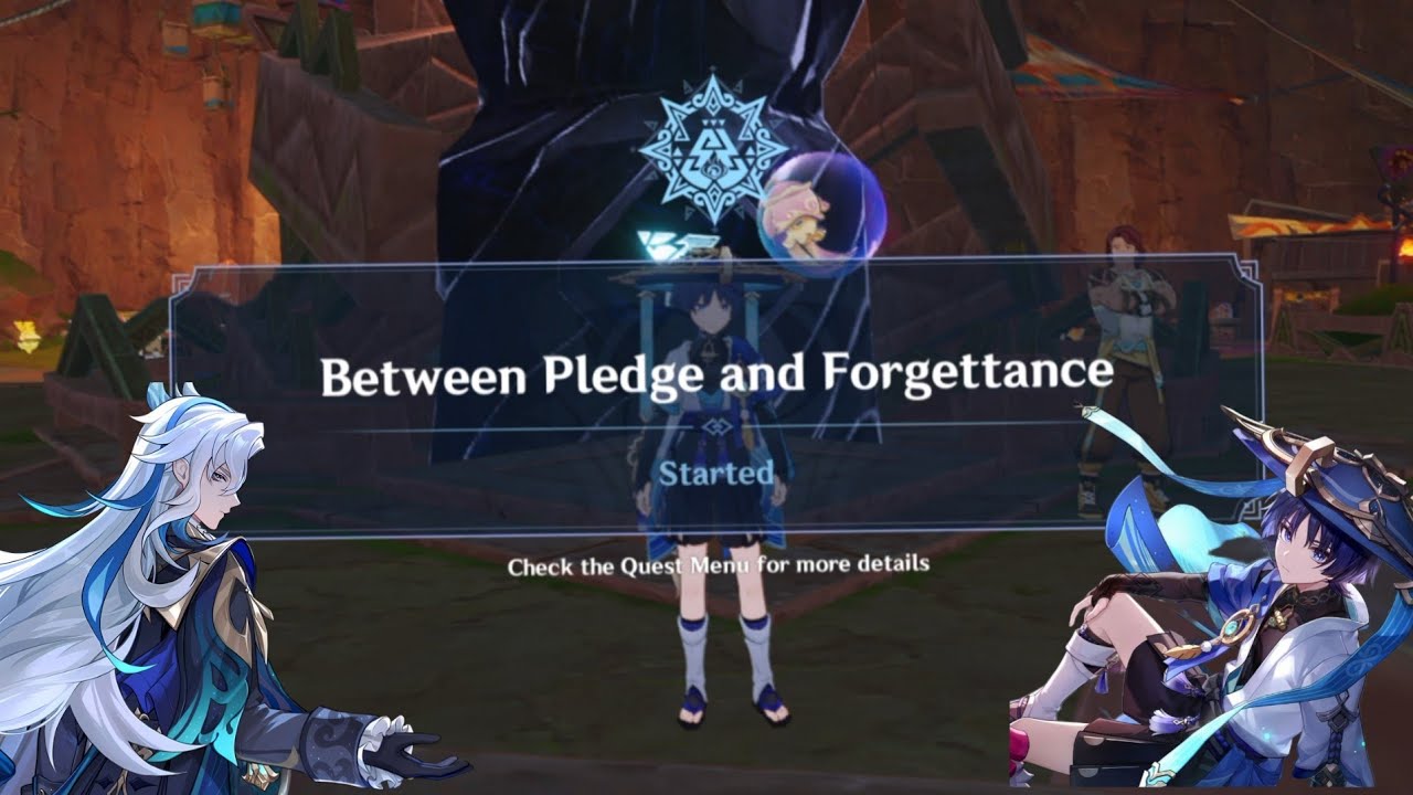 Between pledge and forgettance Quest Part 1 | Genshin Impact Natlan ...