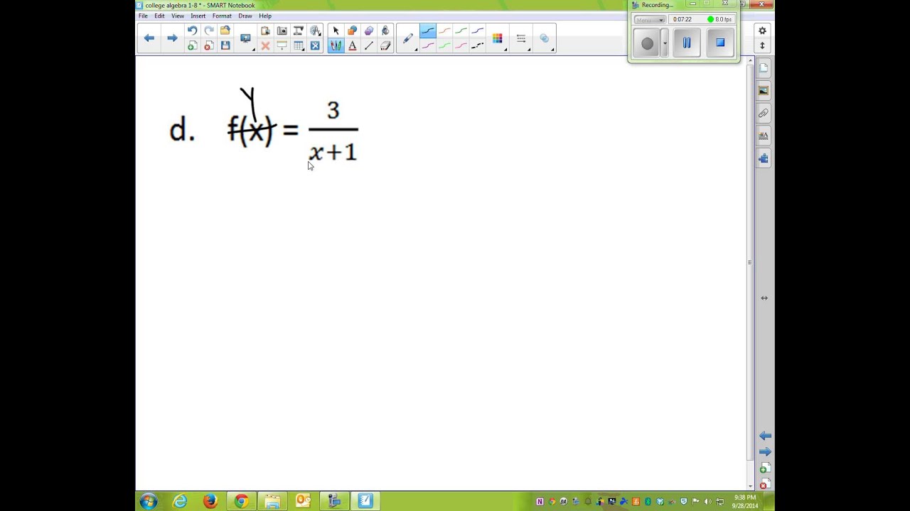 College Algebra Lesson 1.8: Inverse Functions - Johnson - YouTube