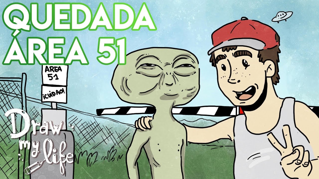 El ASALTO al AREA 51 😳 Te EXPLICAMOS el MEME | Draw My Life - YouTube