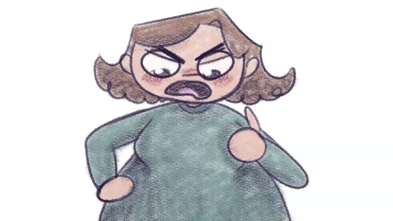 mum shouting animation test - YouTube