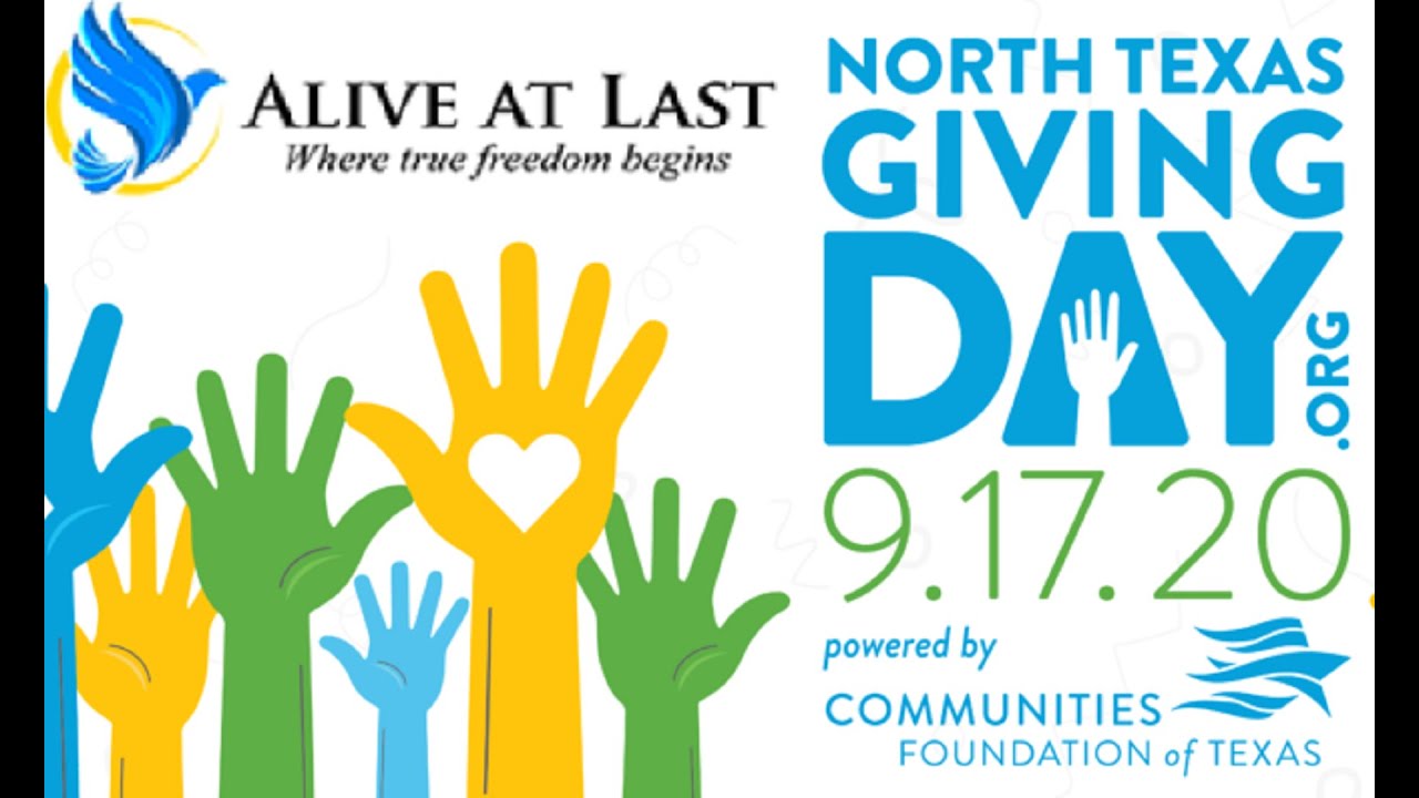 Alive At Last North Texas Giving Day 2020 - YouTube