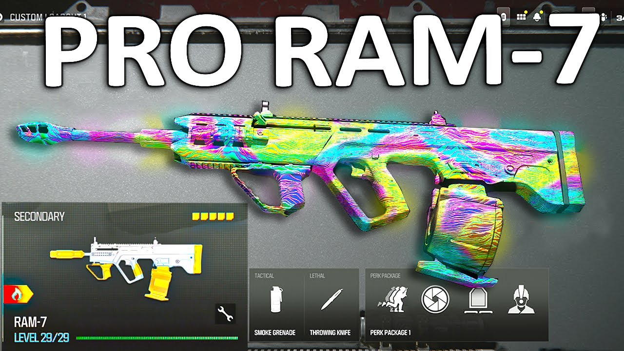 new META RAM 7 LOADOUT in WARZONE! (Best RAM 7 Class Setup) - YouTube