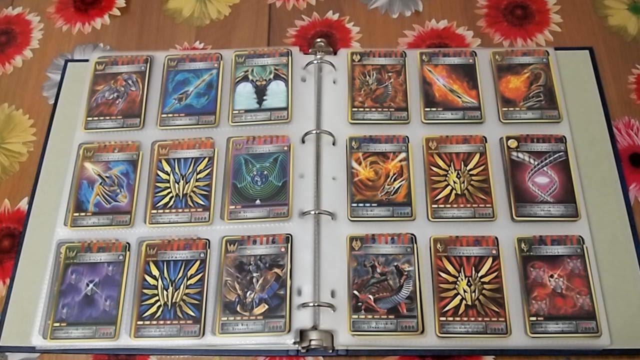 Kamen Rider Ryuki Advent Card Collection - YouTube