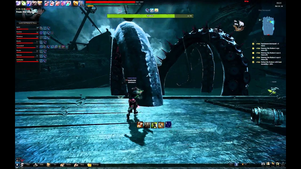 Vindictus - Kraken 70-80 Bow Kai Front Tent - YouTube