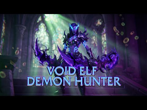 The Most Edgy Combo? VOID ELF DEMON HUNTER is Finally Here! (Customization Guide) #charactercreation