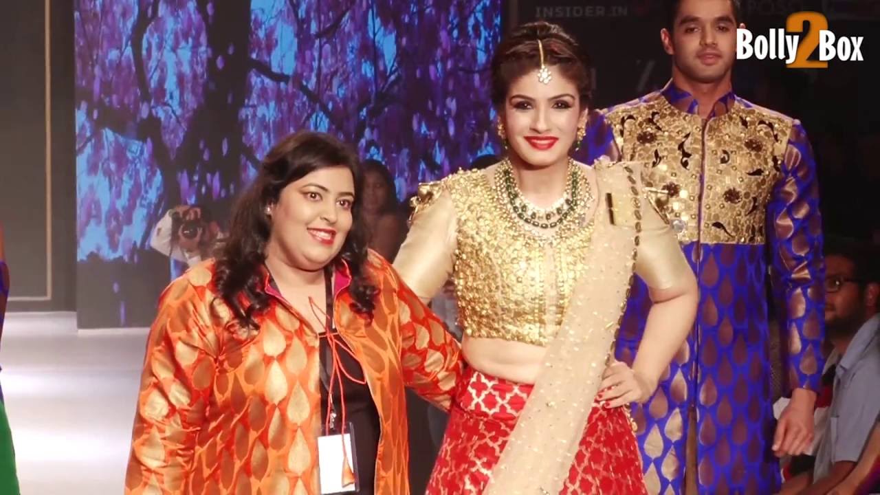 Raveena Tandon At Pune Fashion Week 2016 - YouTube