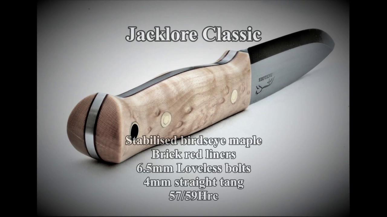 Birdseye Maple Classic Bushcraft Knife - YouTube