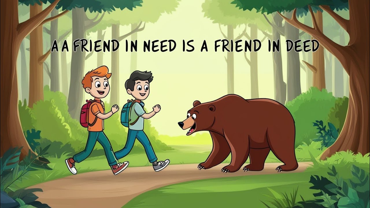 A Friend In Need Is A Friend In Deed||Moral Cartoon Story For kids ...