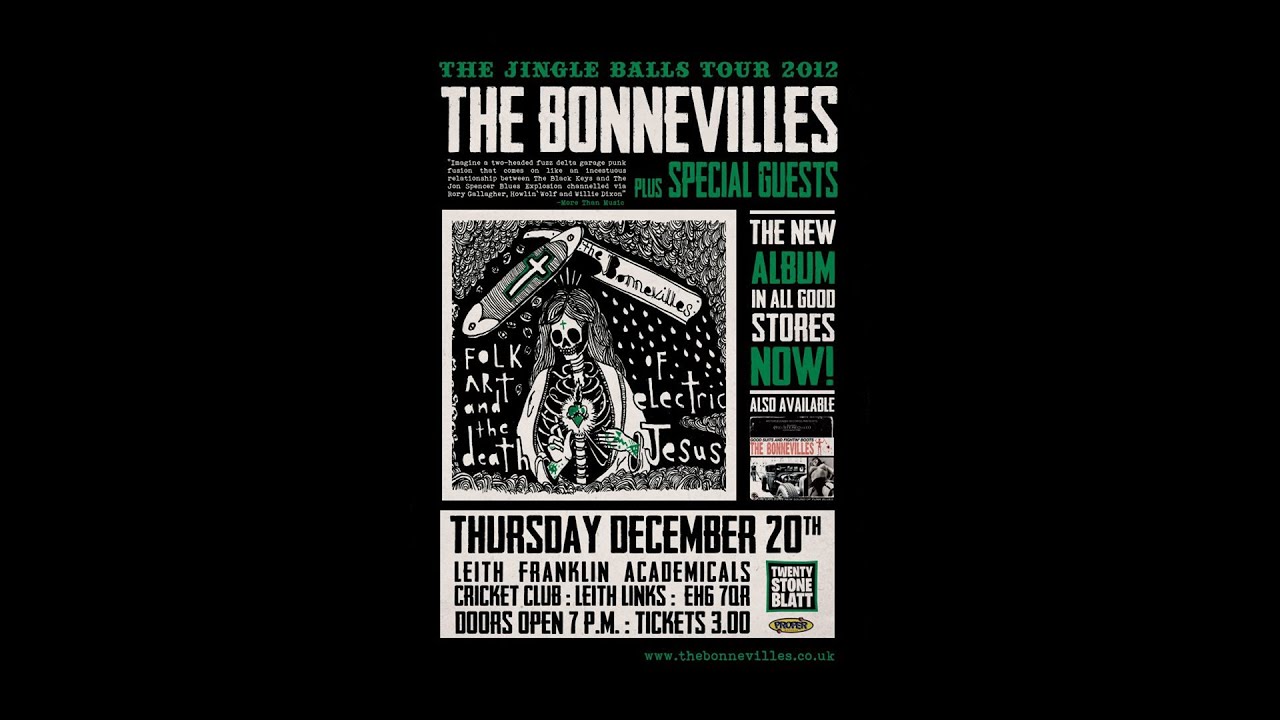 The Bonnevilles - Leith Cricket Club 12.12.12 - YouTube