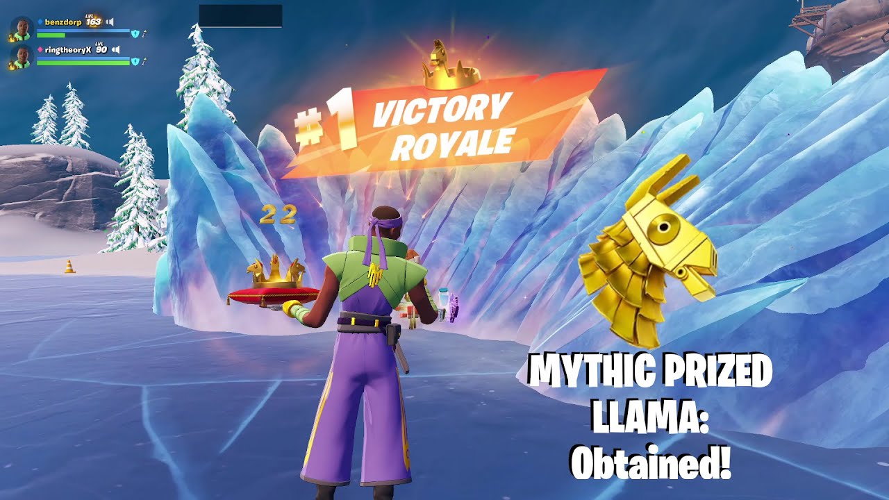Unlocking the Mythic Prized Llama🦙 | Fortnite Zero Build - YouTube