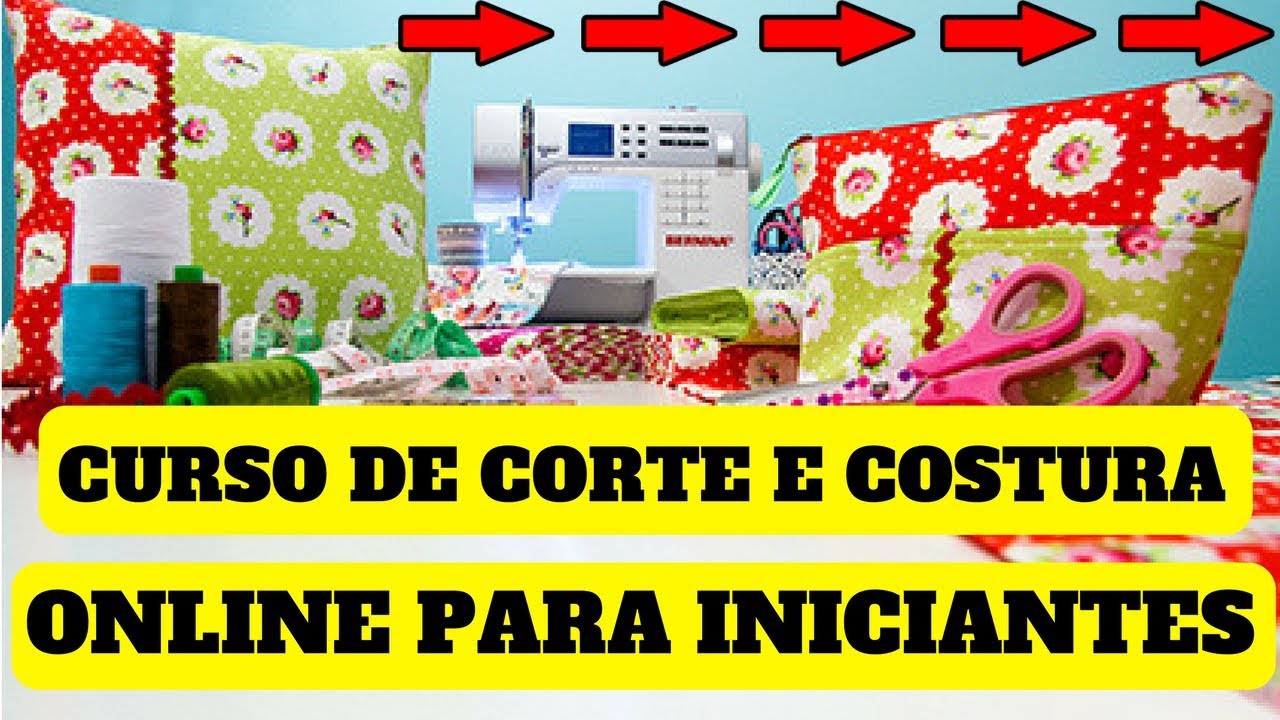 Curso De Corte e Costura Online Para Iniciantes → CURSO COSTURA ...