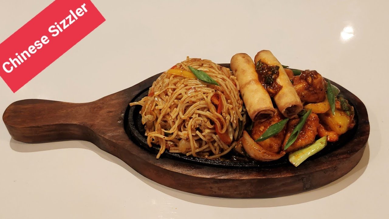 Chinese Sizzler || Asian Sizzler Recipe || Oriental Sizzlers || Recipe ...