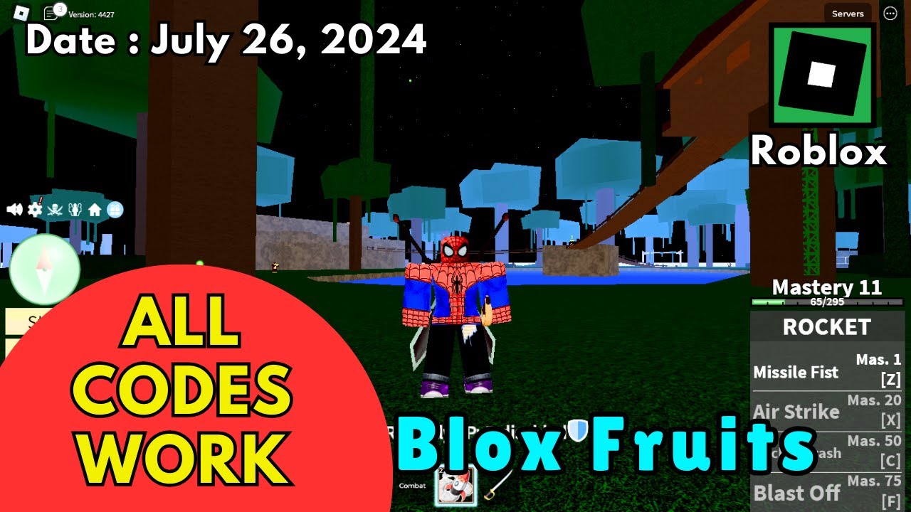 *All Codes Work* Blox Fruits Roblox, July 26, 2024 - YouTube