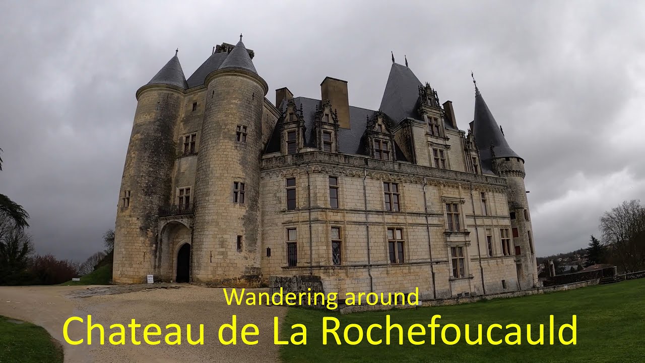 Wandering around Chateau de La Rochefoucauld, Charente, France. A flavour of this wonderful ...