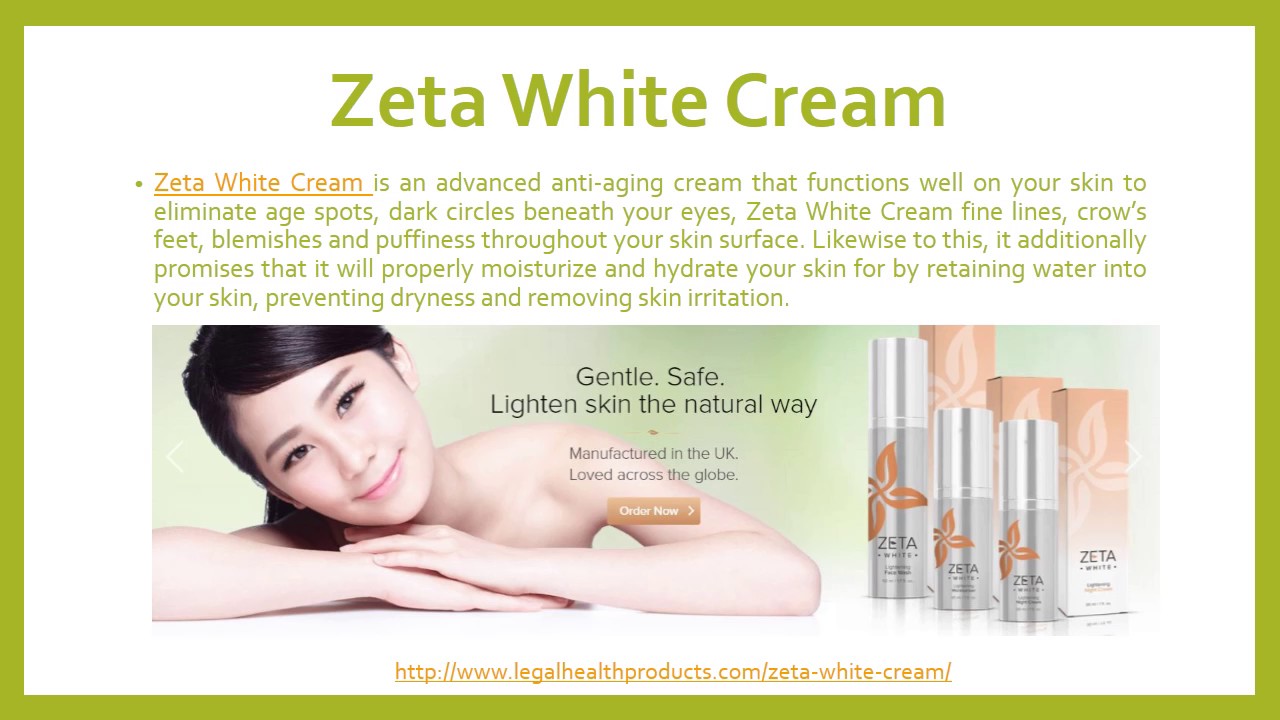Zeta White Cream - YouTube