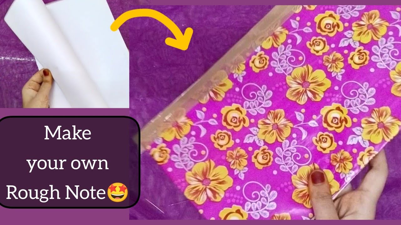 Make your own rough note from leftover papers🤩🤩 DON'T MISS IT!! EASY🤩 ...