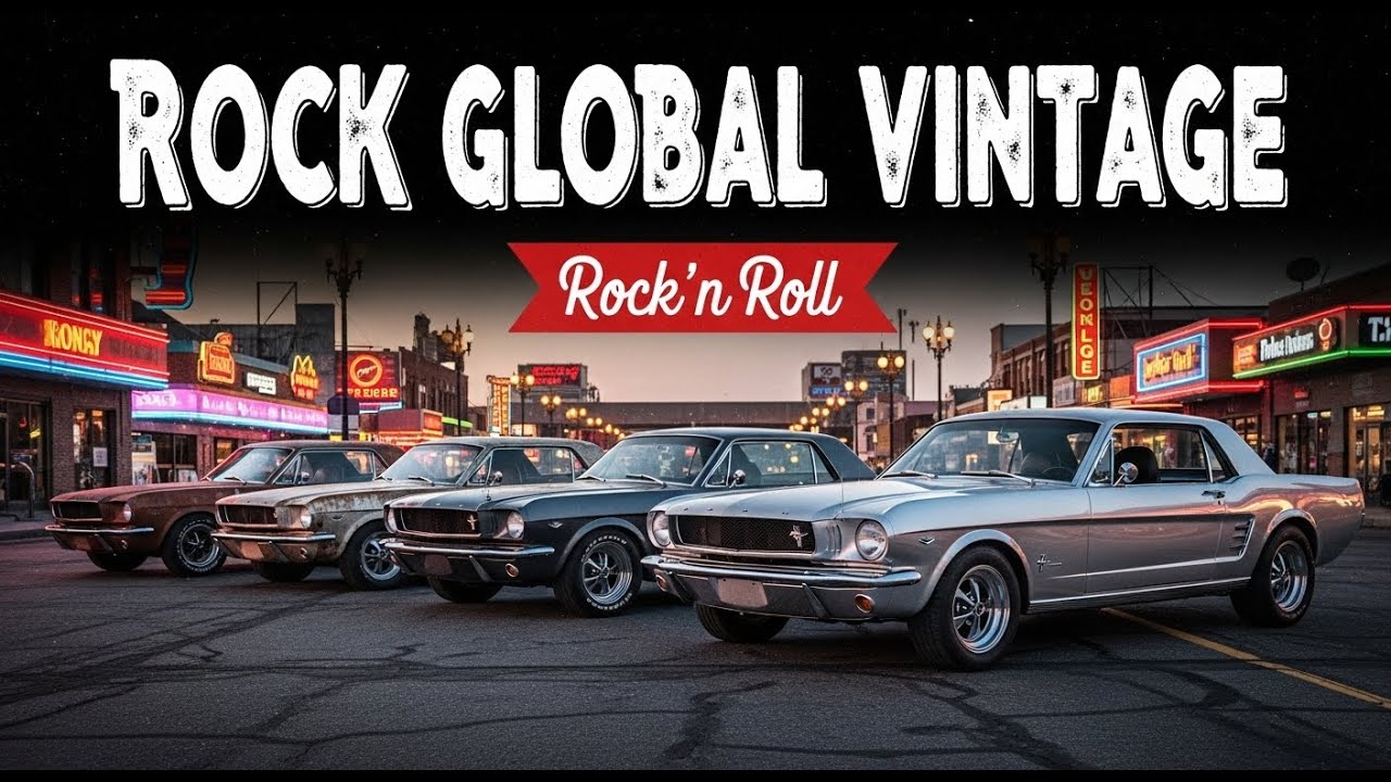 Best Rock Global Vintage 🎸 Rock n Roll 🔥 Echoes of the 80s Road - YouTube