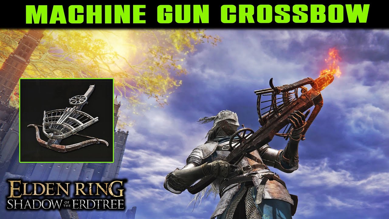 Best NEW Crossbow in Elden Ring Shadow of the Erdtree DLC | REPEATING CROSSBOW Location ...