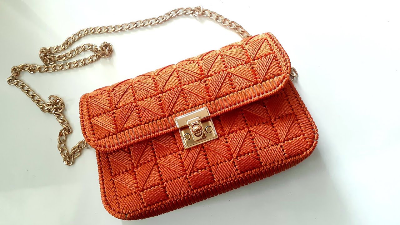 tas plastik canvas - YouTube