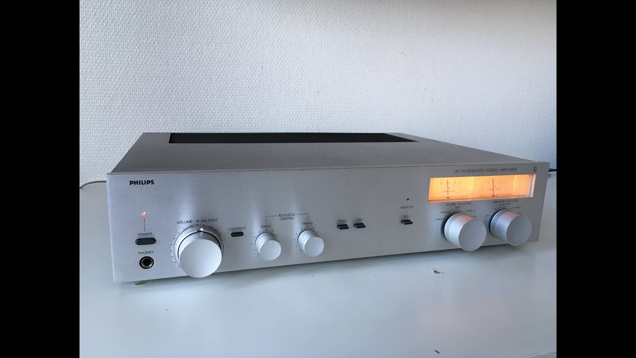 Amplificateur PHILIPS AH 305 Stereo Integrated Amplifier - YouTube