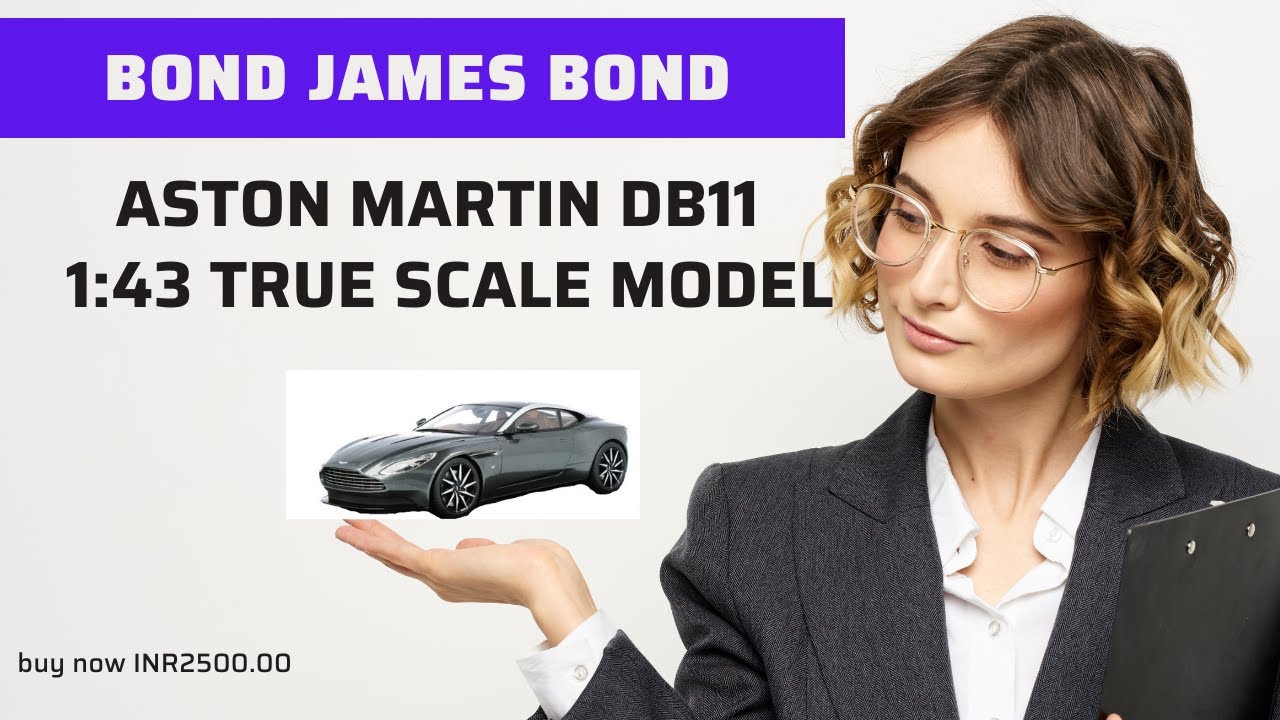 Aston Martin db11 scale model Car Size 1:43 - Bond car - James Bond Car ...