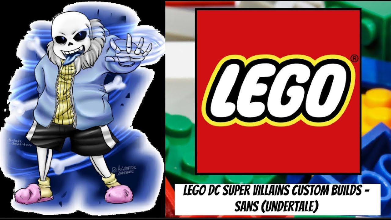 LEGO DC Super Villains Custom Builds - Sans (Undertale) - YouTube