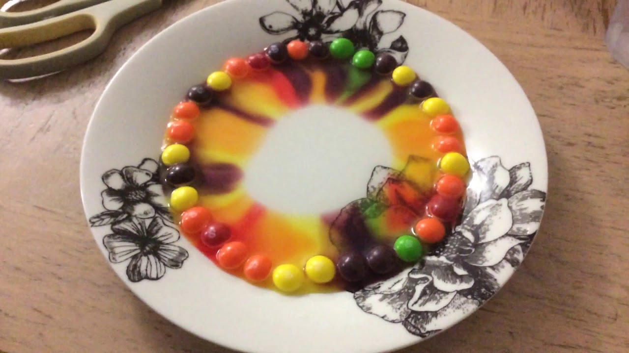 Footage of rainbow skittles magic trick (Read Desc!) - YouTube
