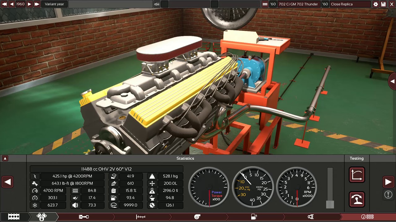 GM 702 Ci Thunder V12 (Close Replica). - YouTube