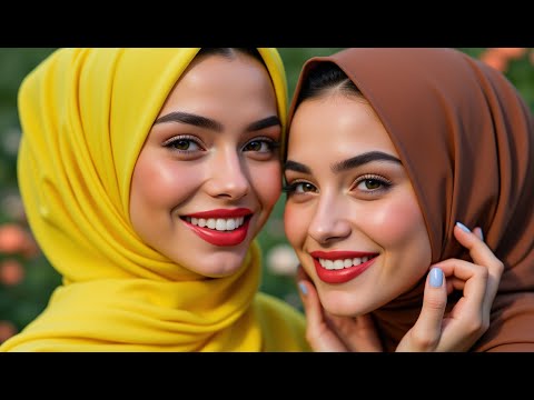 Romantic Hijab Kiss: A Soft and Beautiful Love Scene