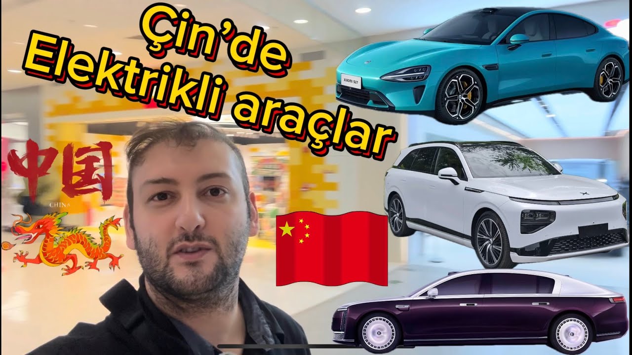 Çin’deki lüks elektrikli arabaları inceledim. Son model elektrikli ...