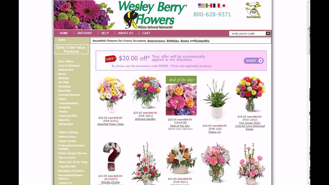 NEVER USE WESLEY BERRY FLOWERS!!!!!! - YouTube