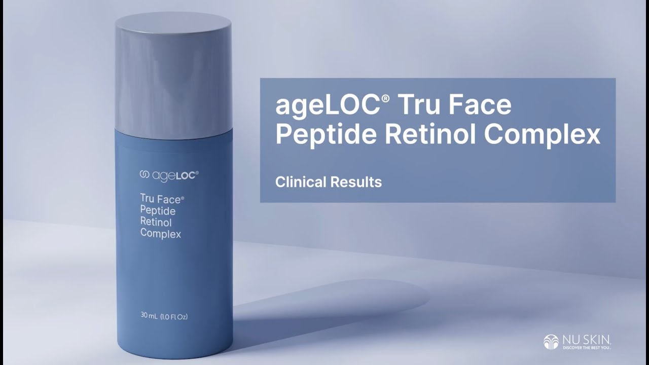Nu Skin ageLOC Tru Face Peptide Retinol Complex Clinical Study - YouTube