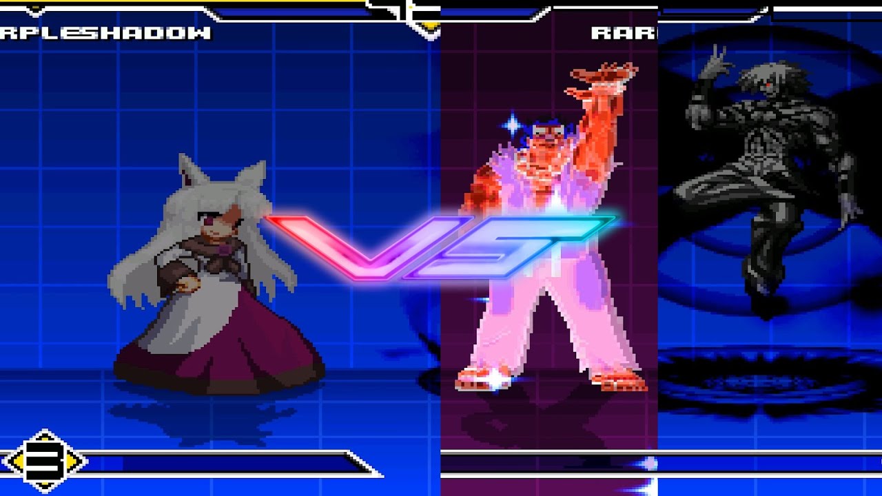 MUGEN - Purple Shadow (12P) vs. Rare Akuma (12P), then ALSIEL (12P ...
