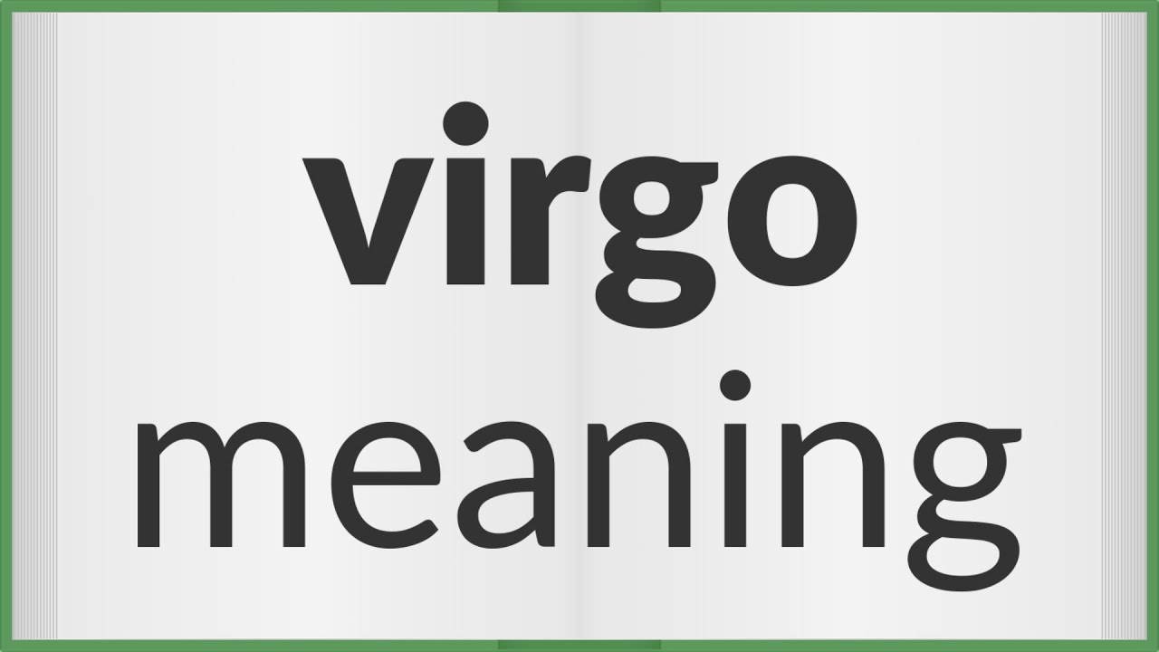 What Does Virgo Mean