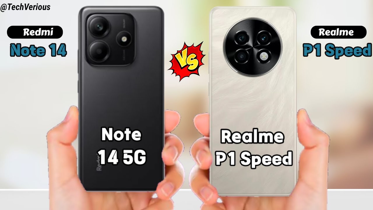 Redmi Note 14 5G Vs Realme P1 Speed 5G ⚡ Quick Comparison - YouTube