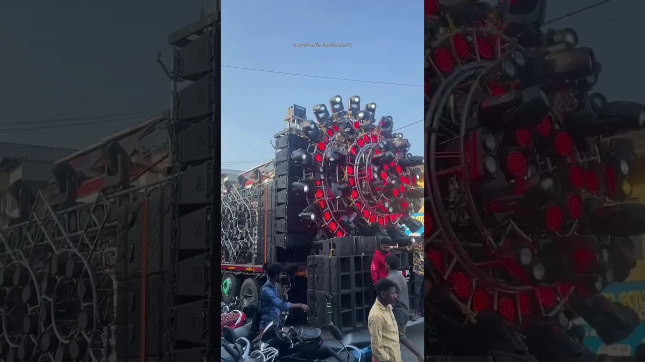 MAHA pro lights [DJ ROAD SHOW] #trending #dj #keraladj #sound # ...