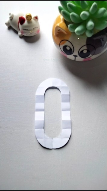 Cách cắt số 0 bằng giấy | Tutorial cutting paper number 0 easy origami ...