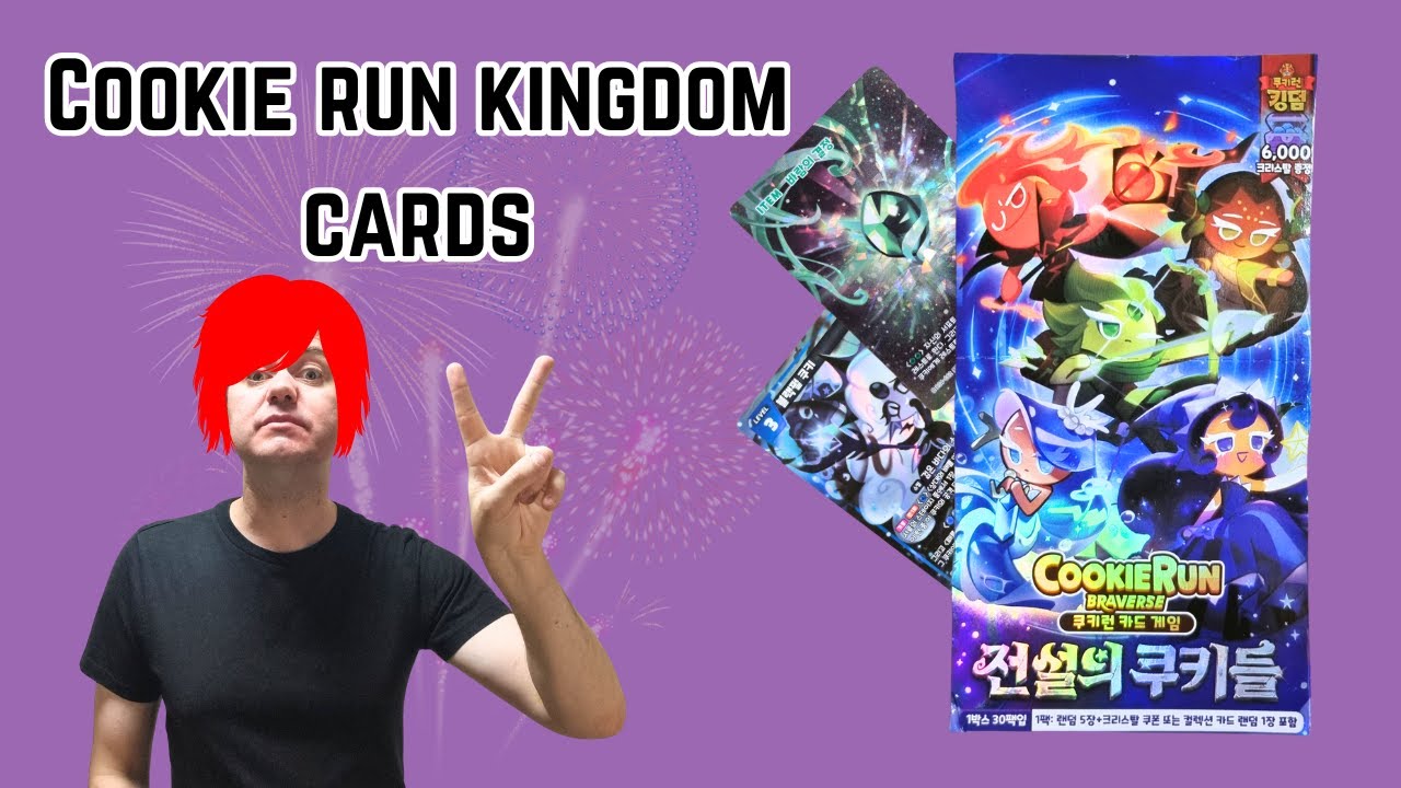 New cookie run kingdom braverse booster box (Legendary cookies) - YouTube