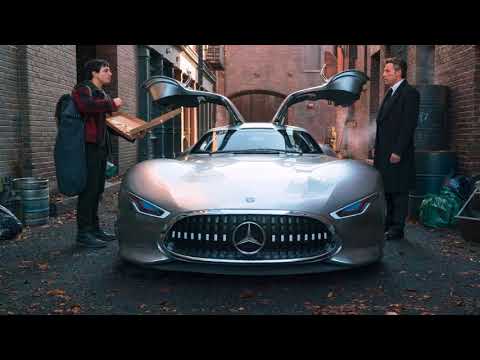 Batman and Wonder Woman Drive Mercedes Benz - YouTube