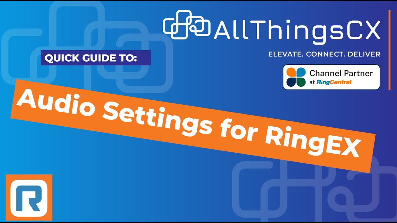 RingCentral - Audio Settings for RingEX [5 minute demo] - YouTube