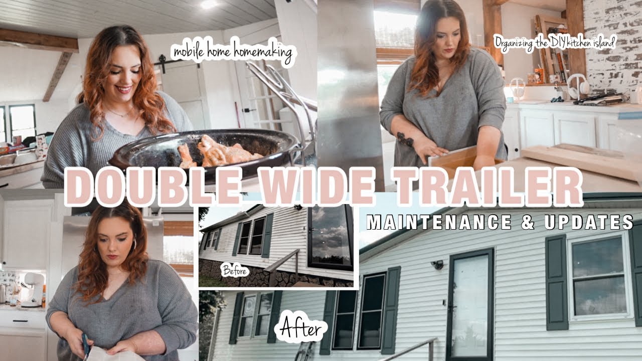 *DOUBLE WIDE TRAILER BEFORE & AFTER* old double wide mobile home ...