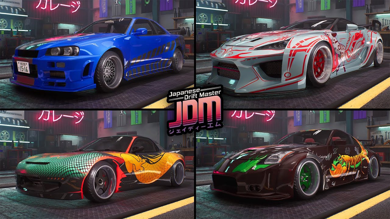 JDM: Japanese Drift Master - BOSS CARS! - YouTube